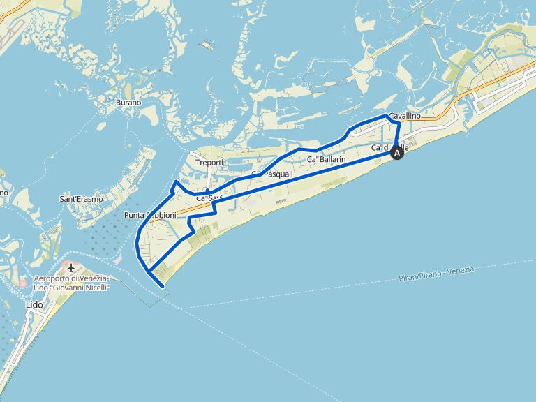 Fahrradtour nach Faro di Punta Sabbioni_20.6.24 | Fahrradtour | Komoot